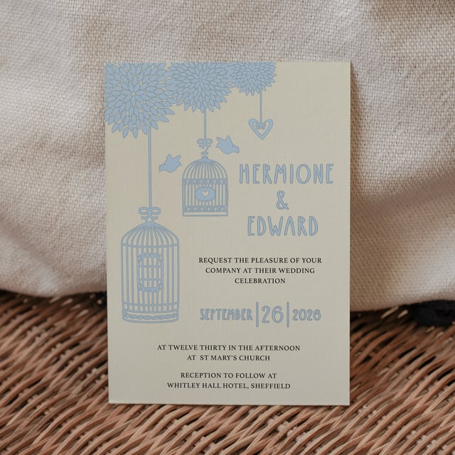 Baby Blue Wedding Invitations | InvitationWorks