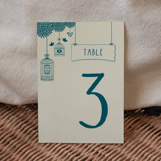 Table Number Cards | InvitationWorks