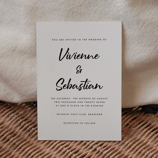 Minimalist Wedding Invitations | InvitationWorks