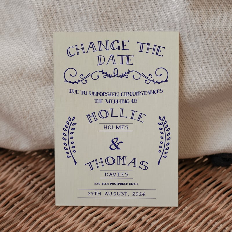 Change the Date Cards | InvitationWorks