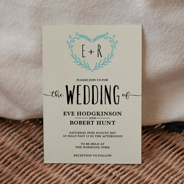 Turquoise Wedding Invitations | InvitationWorks